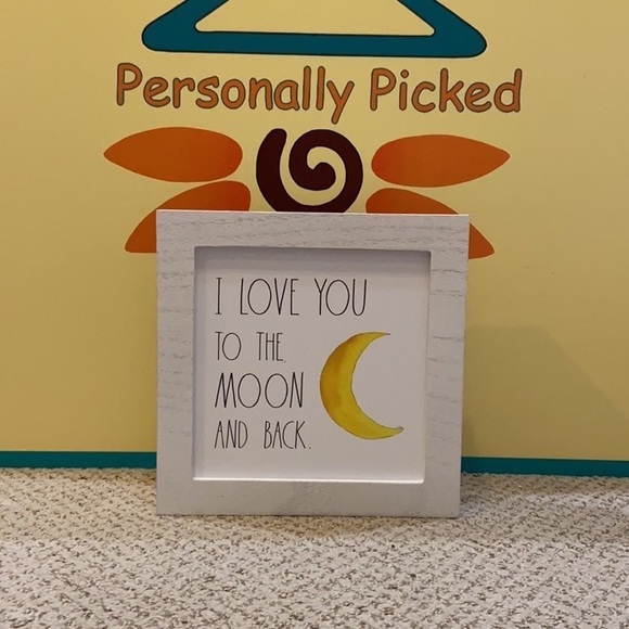 Rae Dunn | Accents | Rae Dunn I Love You To The Moon And Back Wooden ...